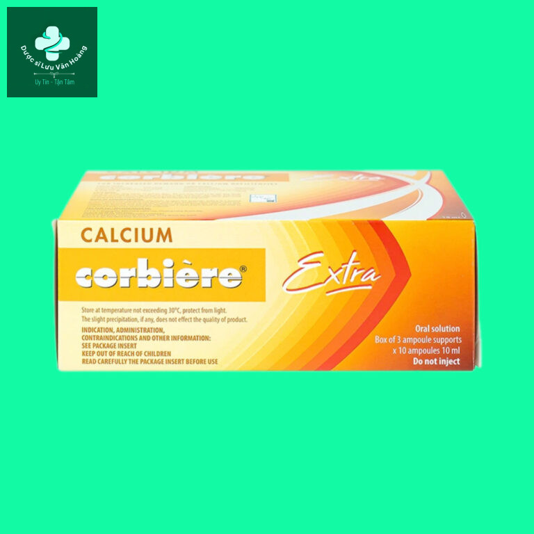 Thuốc Calcium Corbière Extra 10mg: Bổ sung Calci cho bà bầu và trẻ nhỏ ...