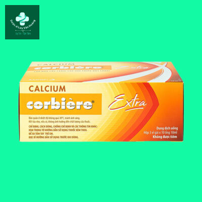 Thuốc Calcium Corbière Extra 10mg: Bổ sung Calci cho bà bầu và trẻ nhỏ ...