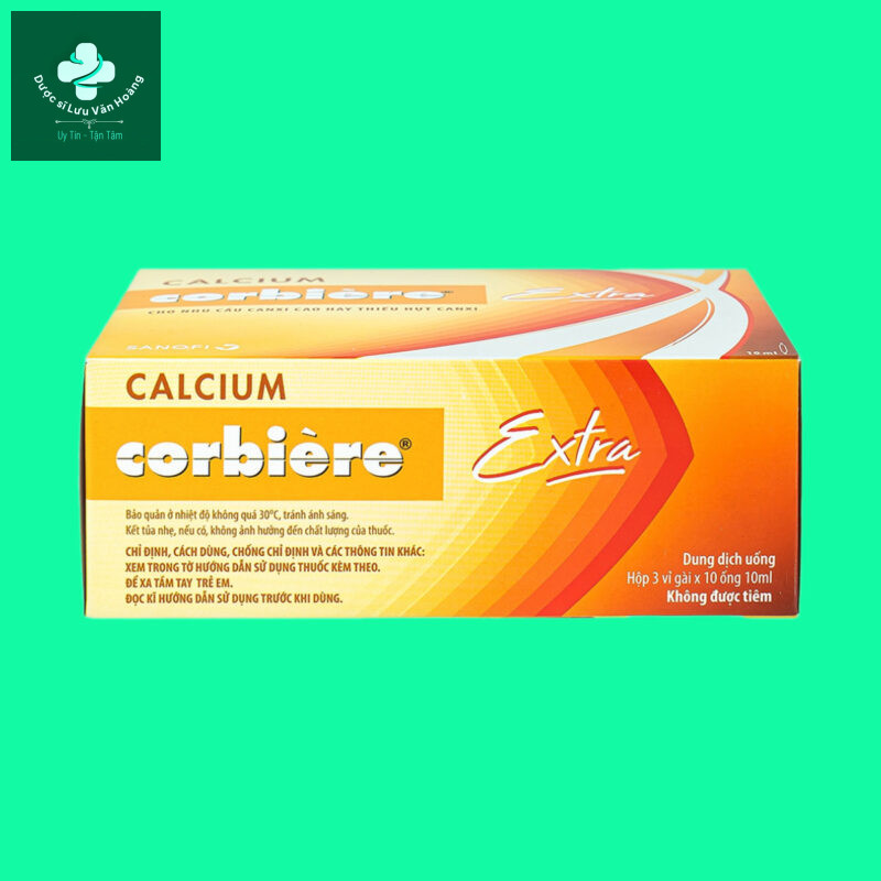 Thuốc Calcium Corbière Extra 10mg: Bổ sung Calci cho bà bầu và trẻ nhỏ ...