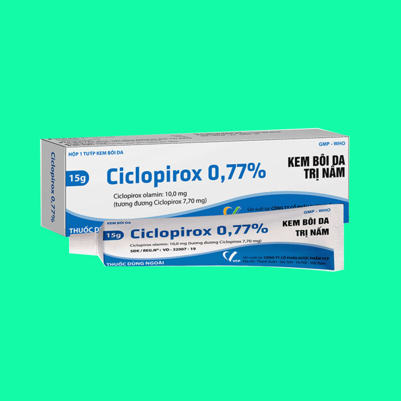 Ciclopirox 0,77%: Thuốc trị bệnh nấm ở da - Dược sĩ Lưu Văn Hoàng