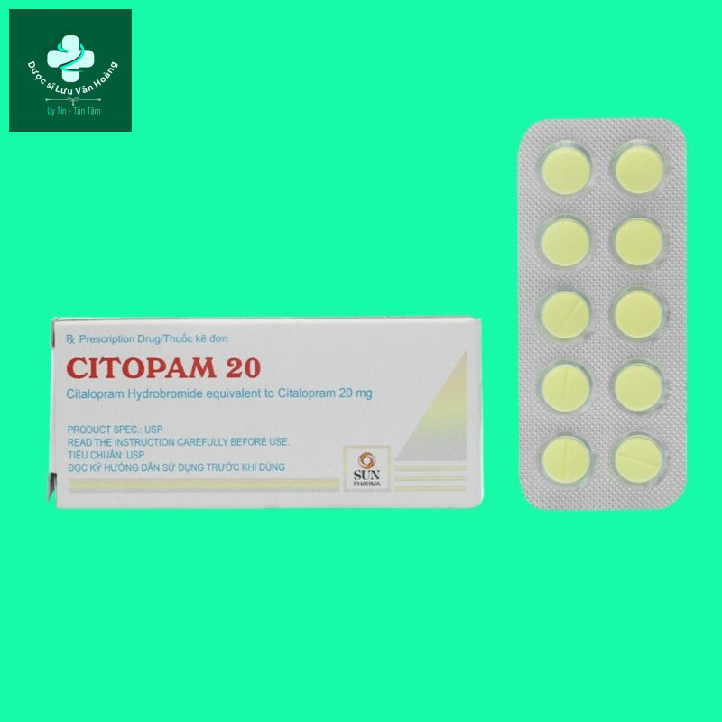 Thuốc Citopam 20 - điều trị trầm cảm - Dược sĩ Lưu Văn Hoàng