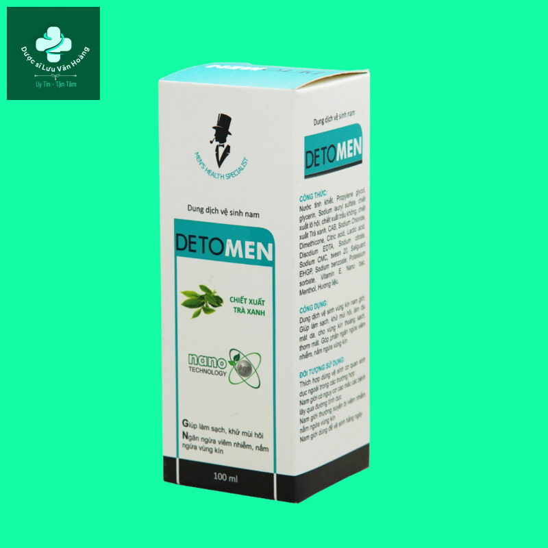 Dung dịch vệ sinh nam Detomen- Dung dịch vệ sinh nam tạo bọt từ thiên ...