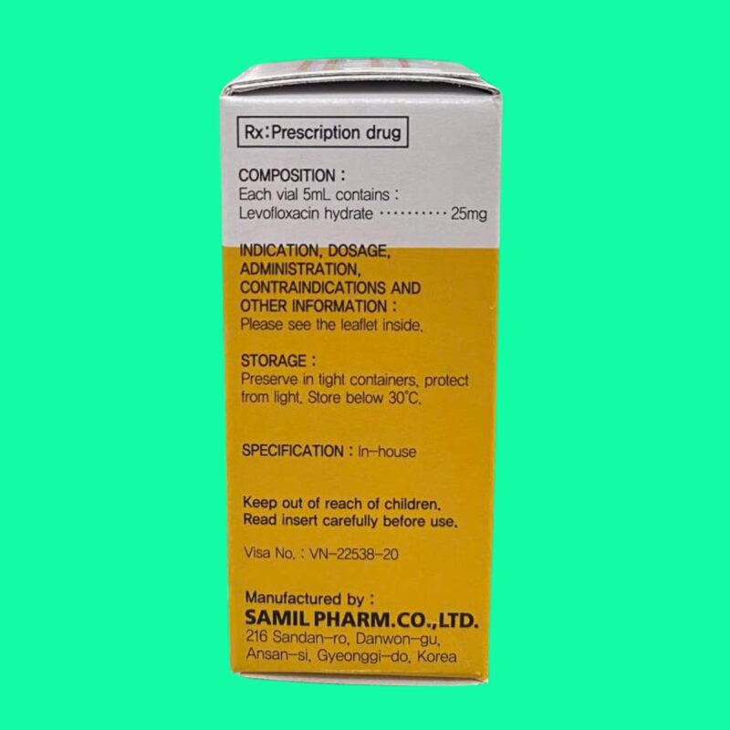 Eylevox Ophthalmic Drops 5ml: Điều trị nhiễm khuẩn ở mắt - Dược sĩ Lưu ...