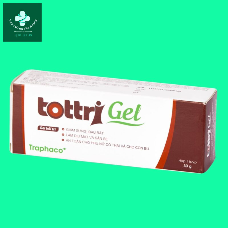 Tottri Gel Traphaco hỗ trợ điều trị bệnh trĩ - Dược sĩ Lưu Văn Hoàng