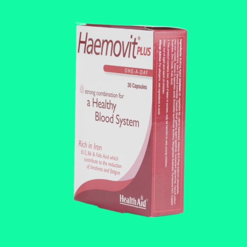 Haemovit Plus: Viên uống bổ sung sắt và dự phòng thiếu máu - Dược sĩ ...