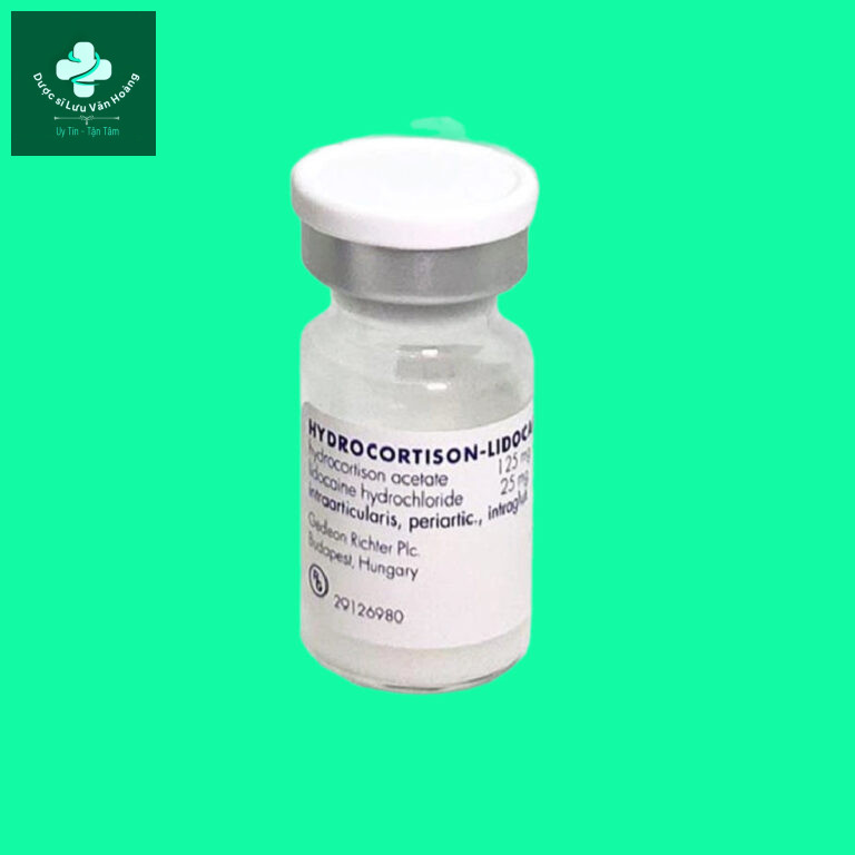 Thuốc Hydrocortison-Lidocain-Richter: Điều trị tình trạng viêm khớp ...