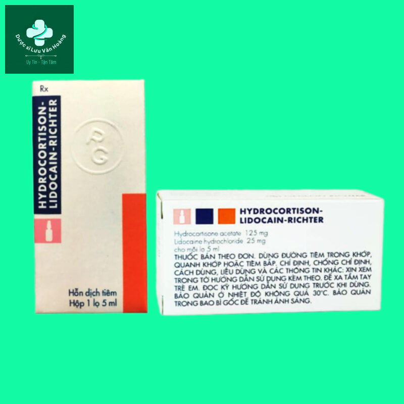 Thuốc Hydrocortison-Lidocain-Richter: Điều trị tình trạng viêm khớp ...