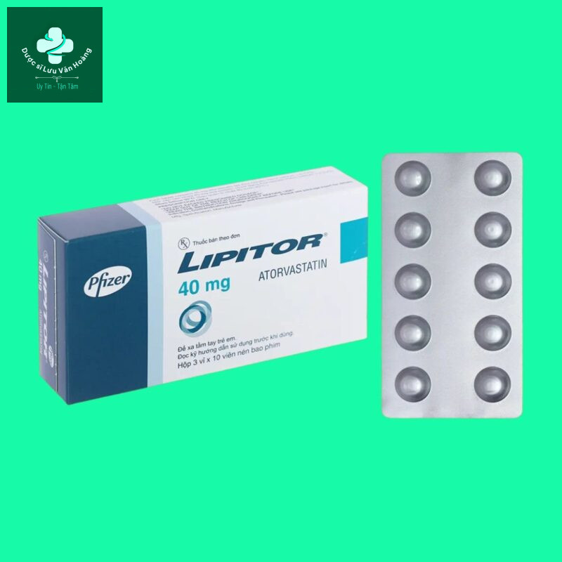 Thuốc Lipitor 40mg - điều trị rối loạn mỡ máu - Dược sĩ Lưu Văn Hoàng