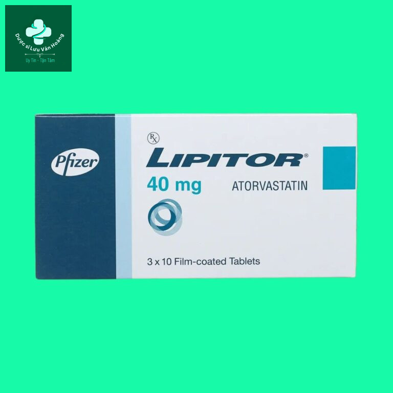 Thuốc Lipitor 40mg - điều trị rối loạn mỡ máu - Dược sĩ Lưu Văn Hoàng