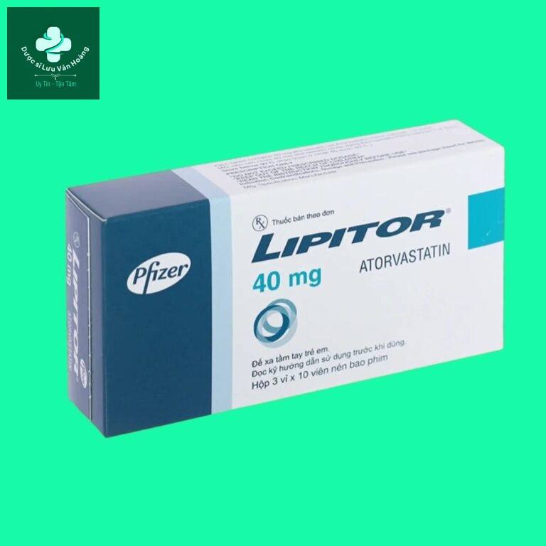 Thuốc Lipitor 40mg - điều trị rối loạn mỡ máu - Dược sĩ Lưu Văn Hoàng