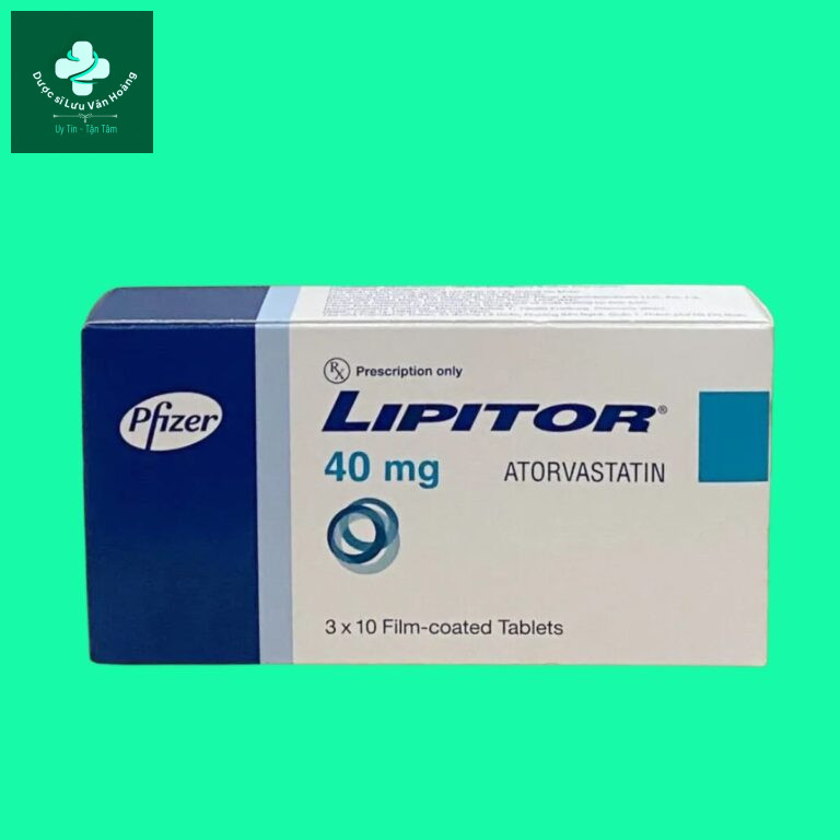 Thuốc Lipitor 40mg - điều trị rối loạn mỡ máu - Dược sĩ Lưu Văn Hoàng