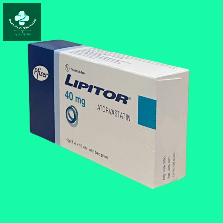 Thuốc Lipitor 40mg - điều trị rối loạn mỡ máu - Dược sĩ Lưu Văn Hoàng