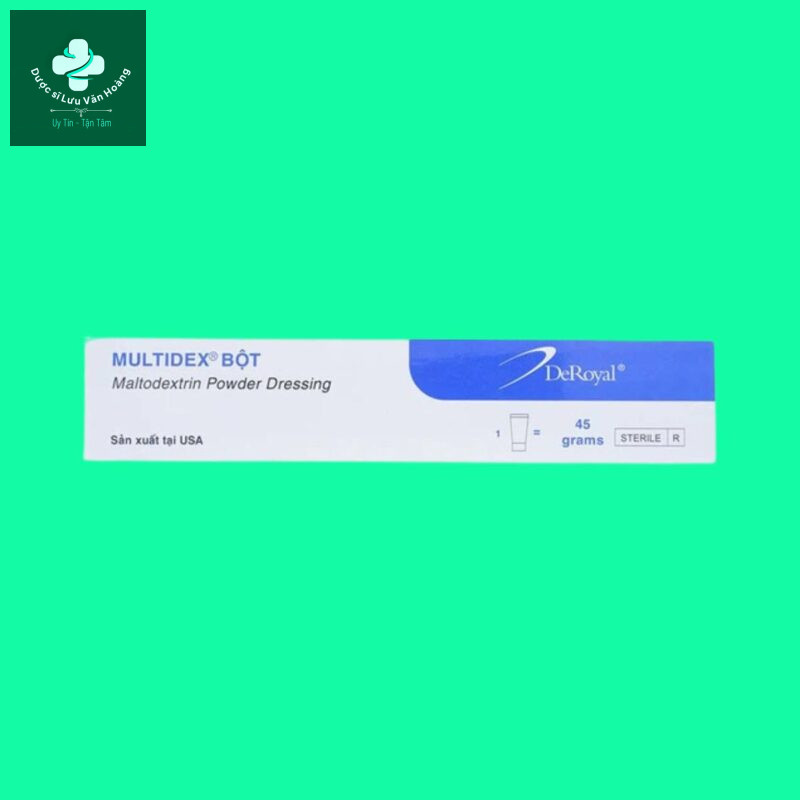 Bột Multidex 45g làm nhanh lành vết thương - Dược sĩ Lưu Văn Hoàng