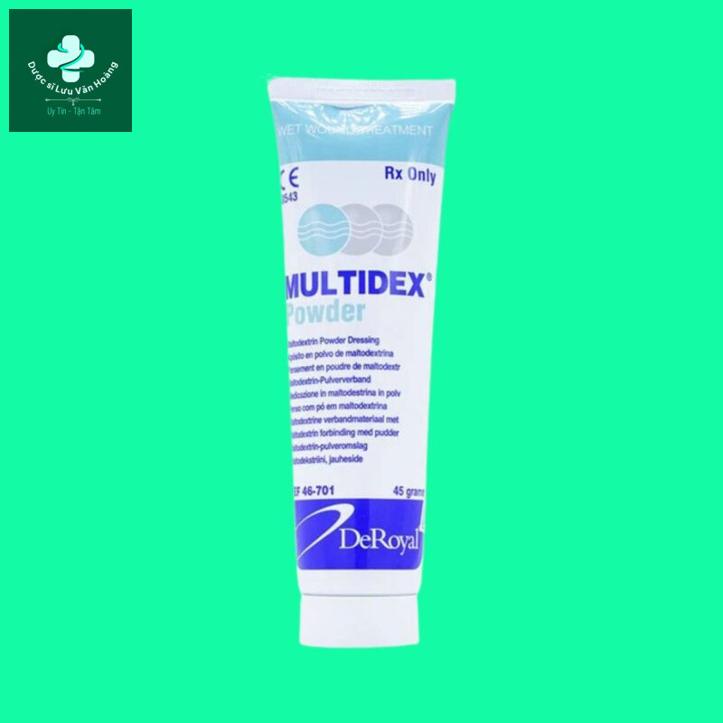 Bột Multidex 45g làm nhanh lành vết thương - Dược sĩ Lưu Văn Hoàng