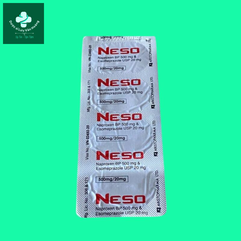Thuốc Neso 500mg/20mg - giảm đau xương khớp - Dược sĩ Lưu Văn Hoàng