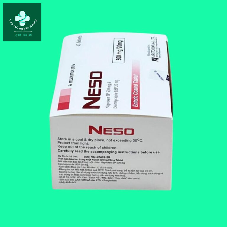Thuốc Neso 500mg/20mg - giảm đau xương khớp - Dược sĩ Lưu Văn Hoàng