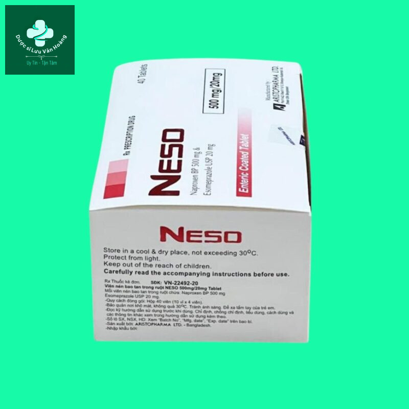 Thuốc Neso 500mg/20mg - giảm đau xương khớp - Dược sĩ Lưu Văn Hoàng