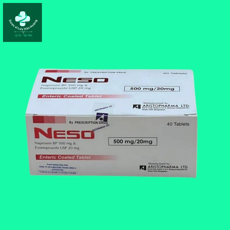 Thuốc Neso 500mg/20mg - giảm đau xương khớp - Dược sĩ Lưu Văn Hoàng