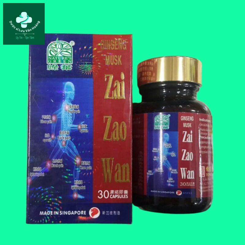 Thuốc Ginseng Musk Zai Zao Wan - Nhân sâm xạ hương tái tạo hoàn - Dược ...