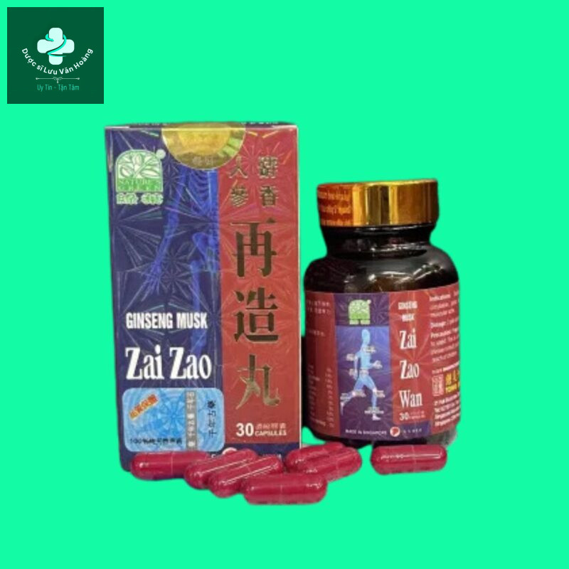 Thuốc Ginseng Musk Zai Zao Wan - Nhân sâm xạ hương tái tạo hoàn - Dược ...