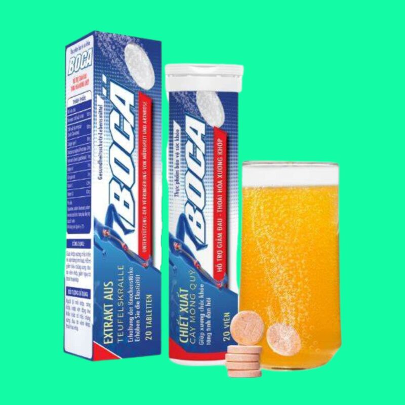 Viên sủi Boca Thuốc Boca hỗ trợ giảm triệu chứng sưng khớp - Dược sĩ ...