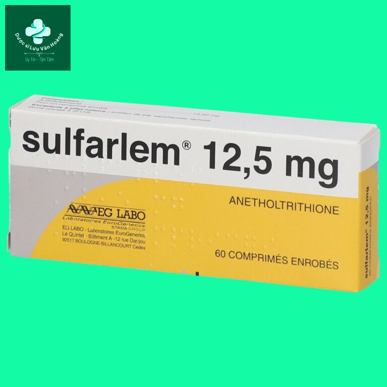 Thuốc Sulfarlem 12,5mg điều trị khô miệng - Dược sĩ Lưu Văn Hoàng
