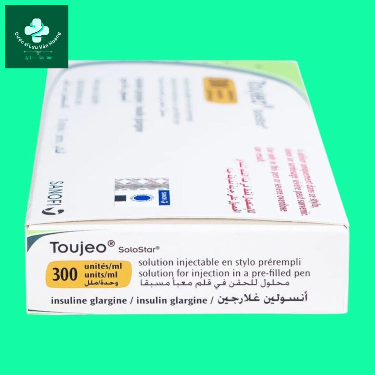 Thuốc Toujeo Solostar 300UI/ml điều trị đái tháo đường - Dược sĩ Lưu ...