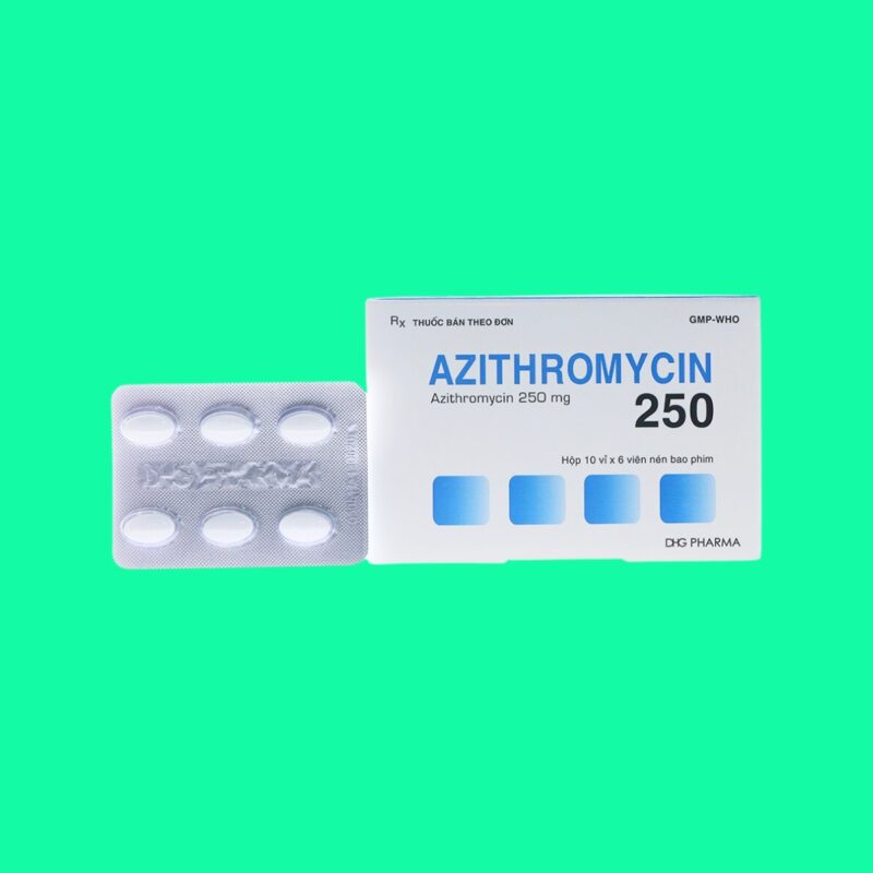 Thuốc Azithromycin 250 DHG - Điều trị nhiễm khuẩn - Dược sĩ Lưu Văn Hoàng