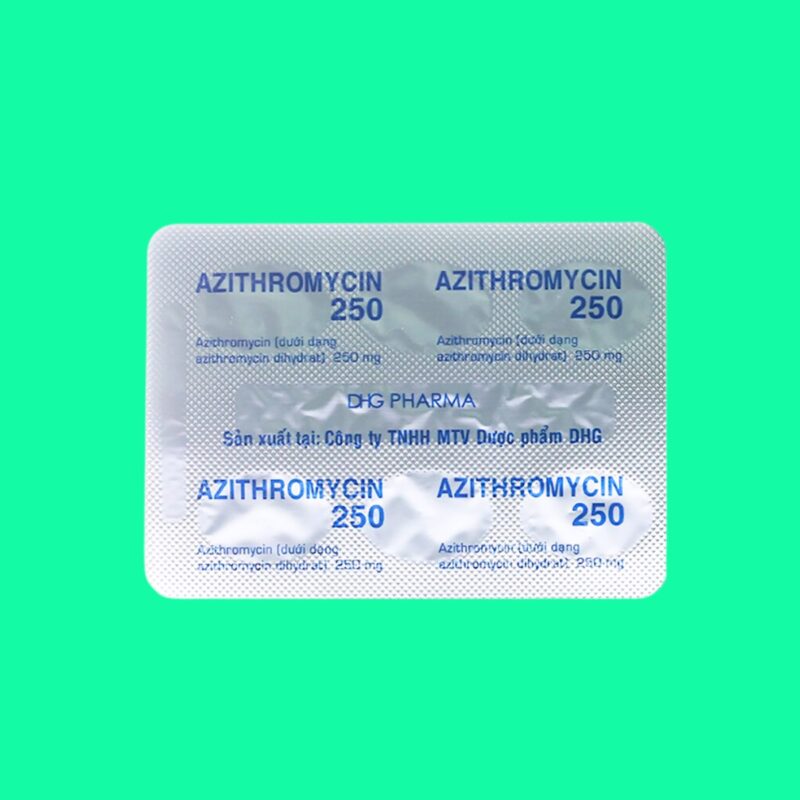 Thuốc Azithromycin 250 DHG - Điều trị nhiễm khuẩn - Dược sĩ Lưu Văn Hoàng