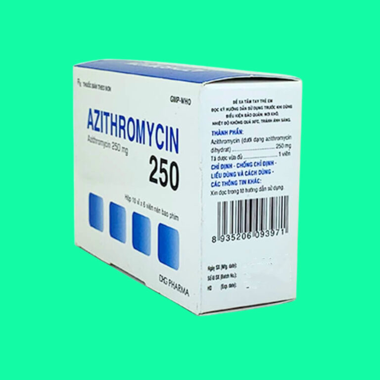 Thuốc Azithromycin 250 DHG - Điều trị nhiễm khuẩn - Dược sĩ Lưu Văn Hoàng
