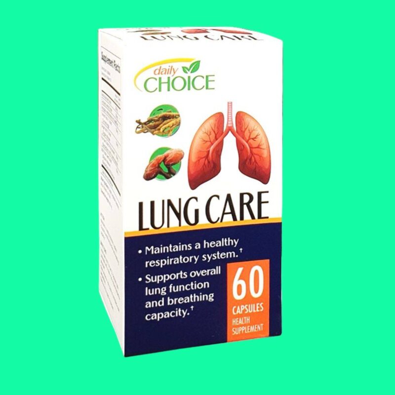 Daily Choice Lung Care: Ngăn ngừa các bệnh lý đường hô hấp - Dược sĩ ...
