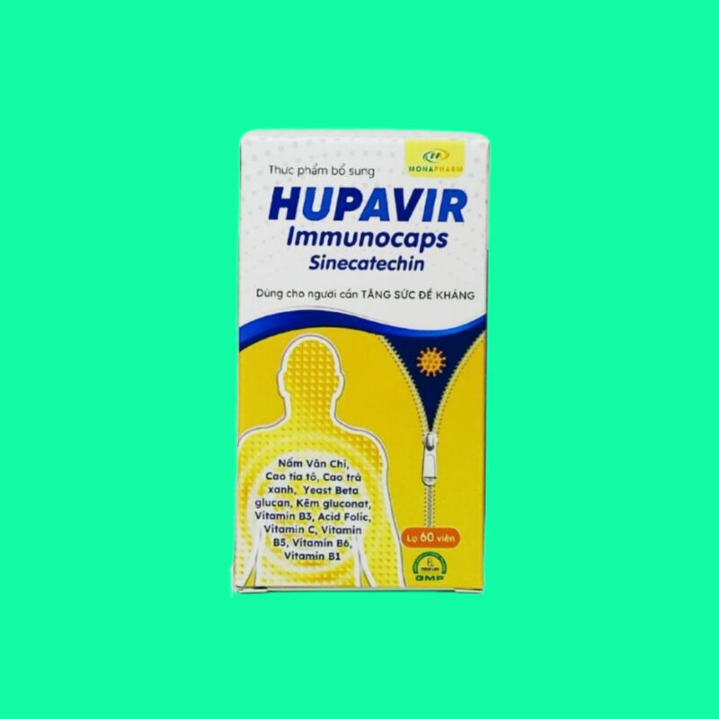 Hupavir Sinecatechin Immunocaps: Tăng cường miễn dịch cho cơ thể - Dược ...