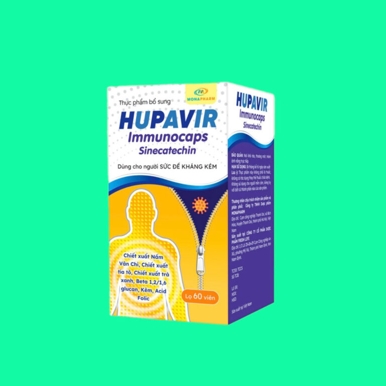 Hupavir Sinecatechin Immunocaps: Tăng cường miễn dịch cho cơ thể - Dược ...