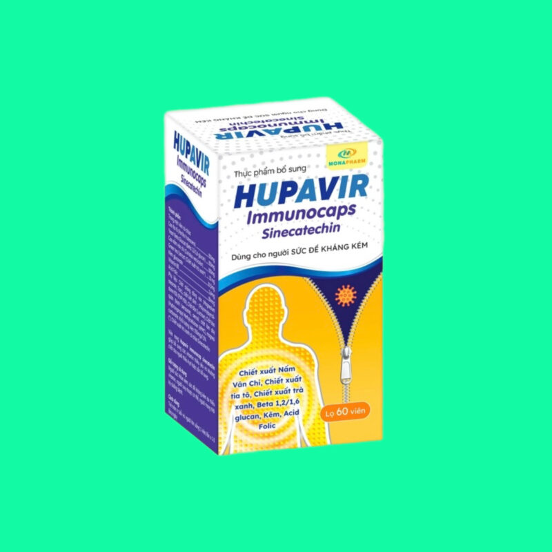 Hupavir Sinecatechin Immunocaps: Tăng cường miễn dịch cho cơ thể - Dược ...