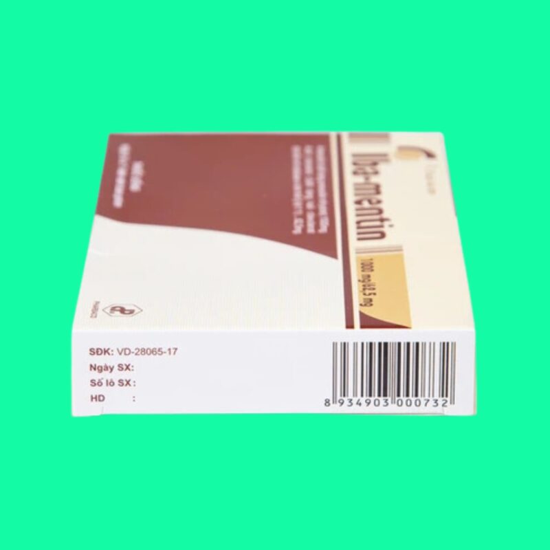 Thuốc Iba-Mentin 1000mg/62,5mg - Điều trị hiệu quả các trường hợp nhiễm ...