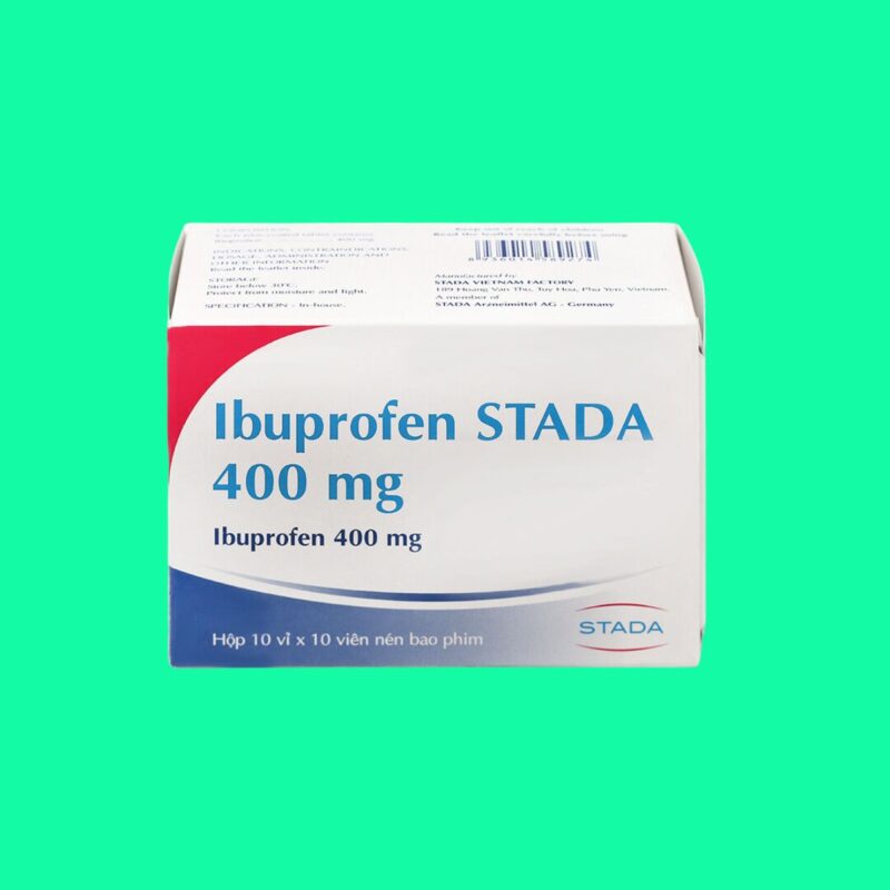 Thuốc Ibuprofen STADA 400mg - Điều trị các triệu chứng đau - Dược sĩ ...
