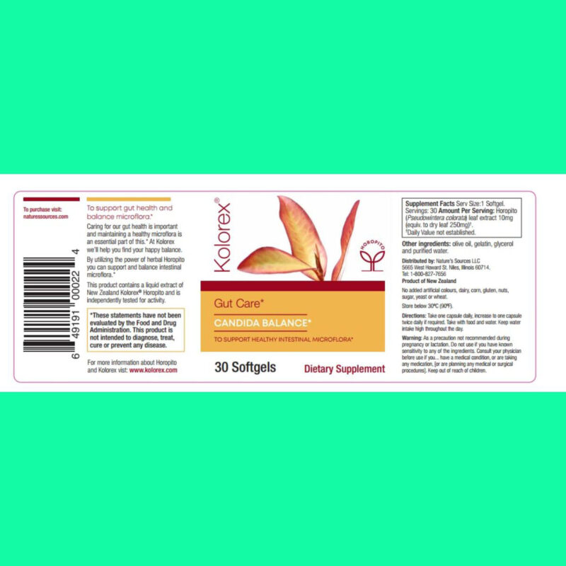 Thuốc Gut Care Candia Balance Kolorex 30 viên giúp ngừa nhiễm nấm ...