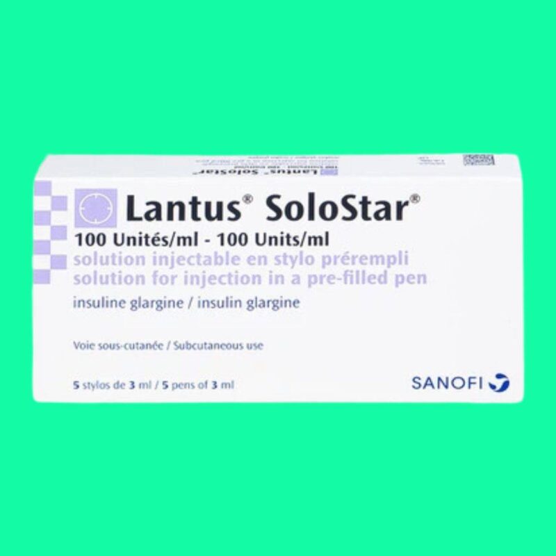 Thuốc Lantus Solostar 100IU/ml: kiểm soát lượng đường trong máu - Dược ...