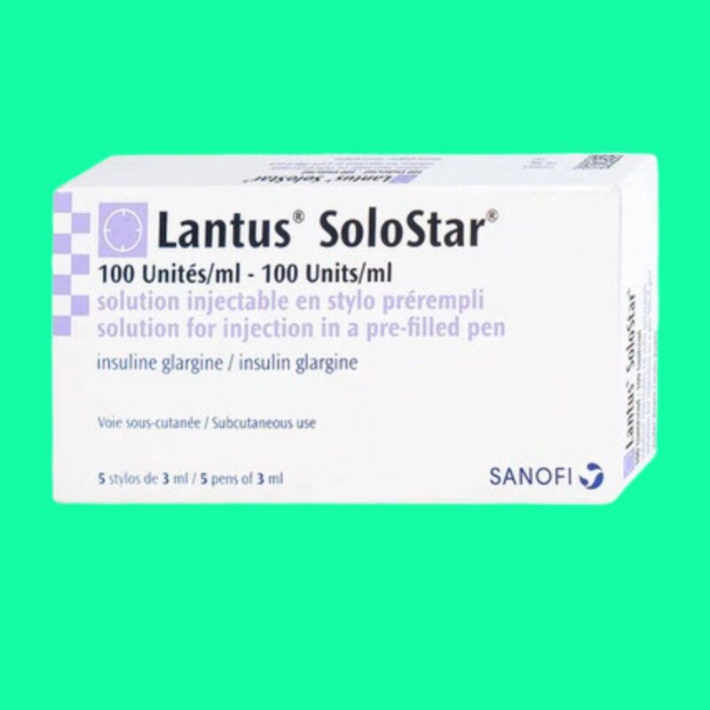 Thuốc Lantus Solostar 100IU/ml: kiểm soát lượng đường trong máu - Dược ...
