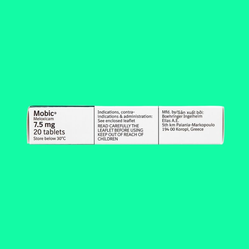 Thuốc Mobic 7.5mg - Giải pháp cho người viêm xương khớp - Dược sĩ Lưu ...