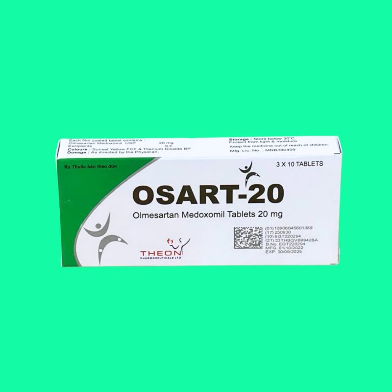 Thuốc Osart-20 - Điều trị tăng huyết áp - Dược sĩ Lưu Văn Hoàng