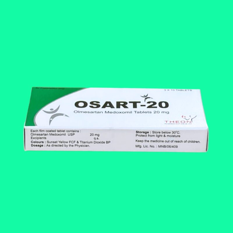 Thuốc Osart-20 - Điều trị tăng huyết áp - Dược sĩ Lưu Văn Hoàng