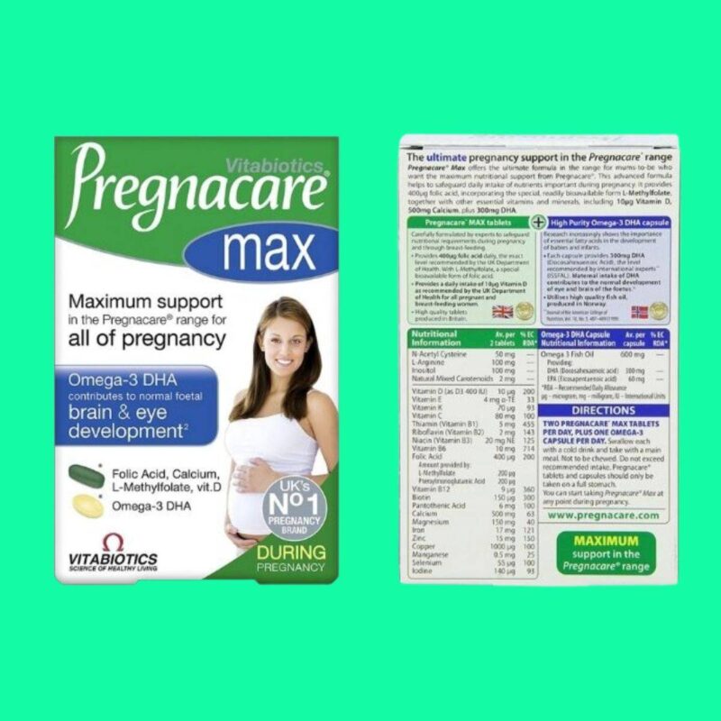 Pregnacare Max: Bổ sung vi chất cần thiết cho thai phụ - Dược sĩ Lưu ...