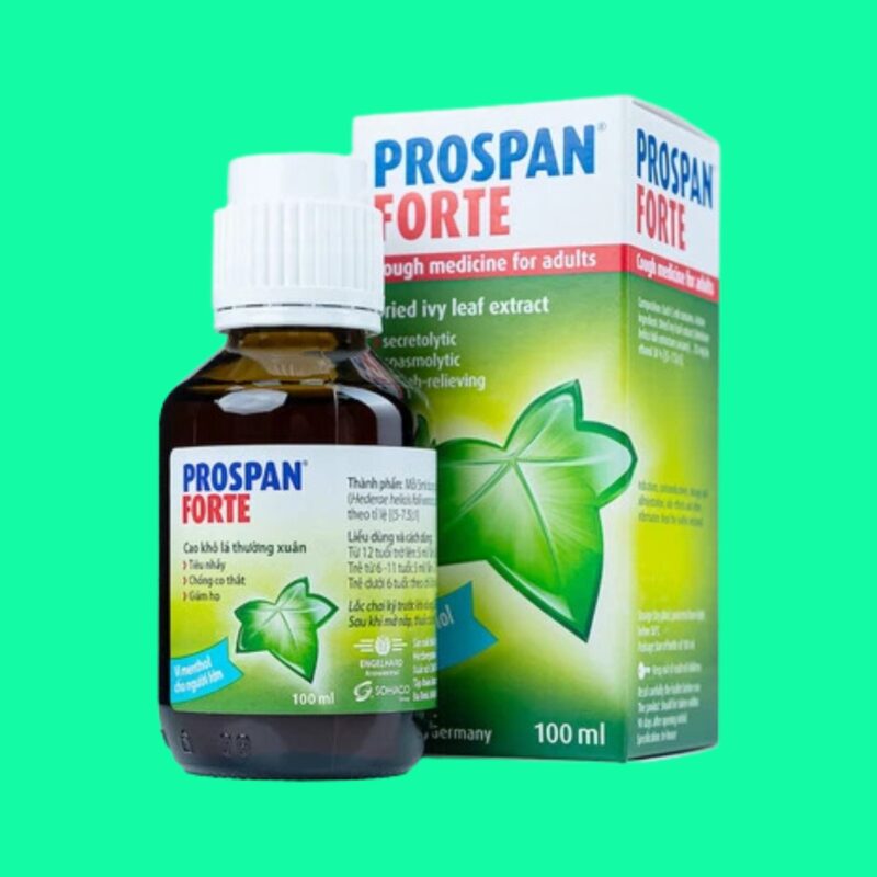 Siro ho cho người lớn Prospan Forte 100ml - Giải pháp điều trị ho hiệu ...