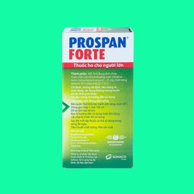 Siro ho cho người lớn Prospan Forte 100ml - Giải pháp điều trị ho hiệu ...