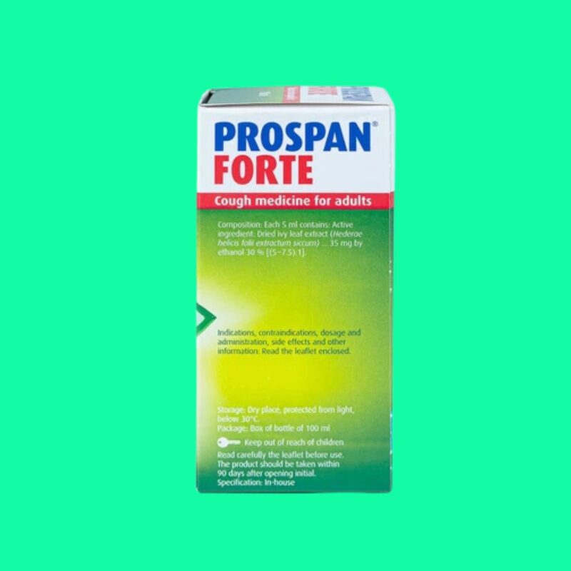 Siro ho cho người lớn Prospan Forte 100ml - Giải pháp điều trị ho hiệu ...