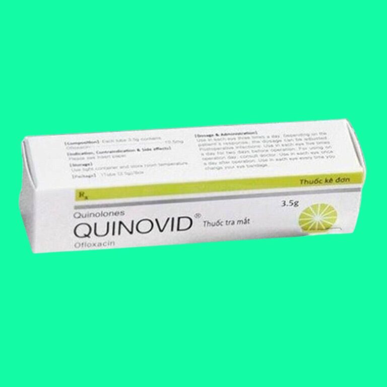 Thuốc Quinovid 3,5g: Điều trị nhiễm khuẩn ở mắt - Dược sĩ Lưu Văn Hoàng