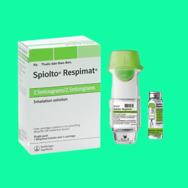 Thuốc Spiolto Respimat 2.5mcg/2.5mcg: Xịt khí dung điều trị tắc nghẽn ...