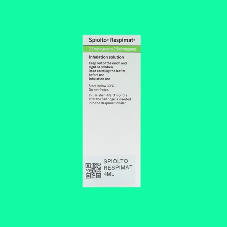 Thuốc Spiolto Respimat 2.5mcg/2.5mcg: Xịt khí dung điều trị tắc nghẽn ...