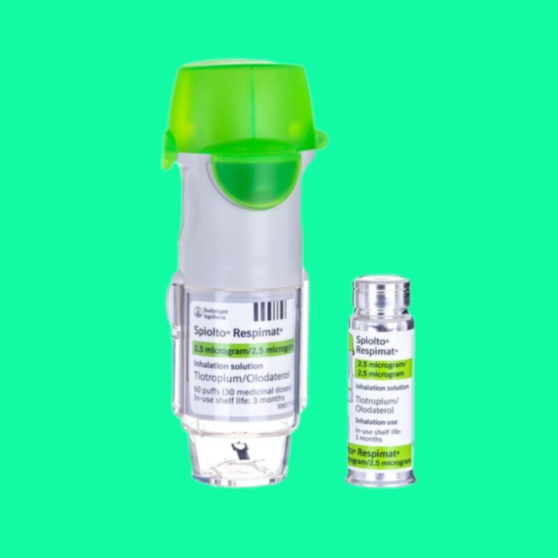 Thuốc Spiolto Respimat 2.5mcg/2.5mcg: Xịt khí dung điều trị tắc nghẽn ...
